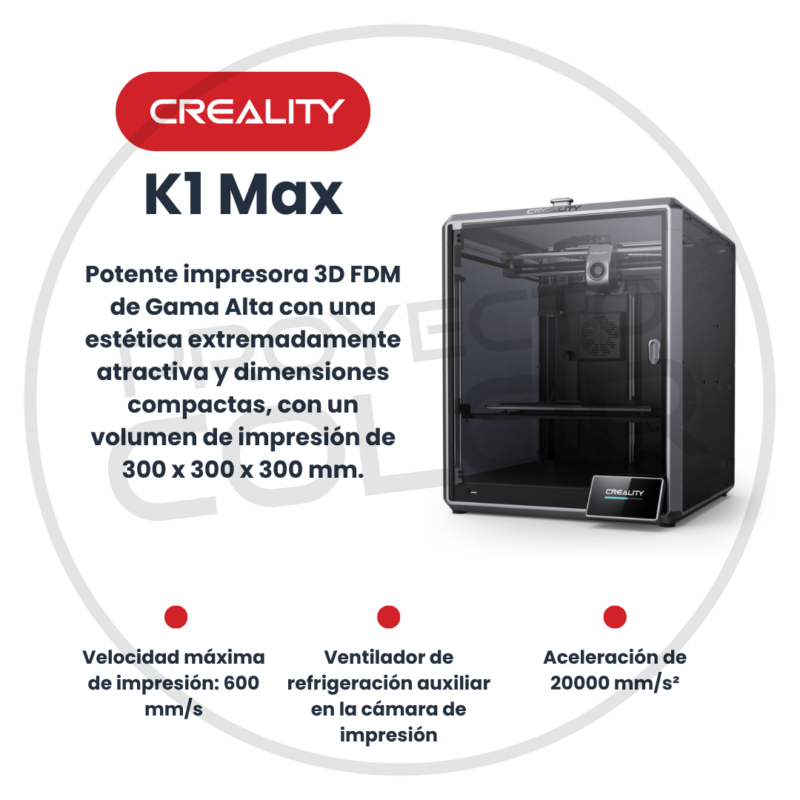 Creality K1 Max – Proyecto Color