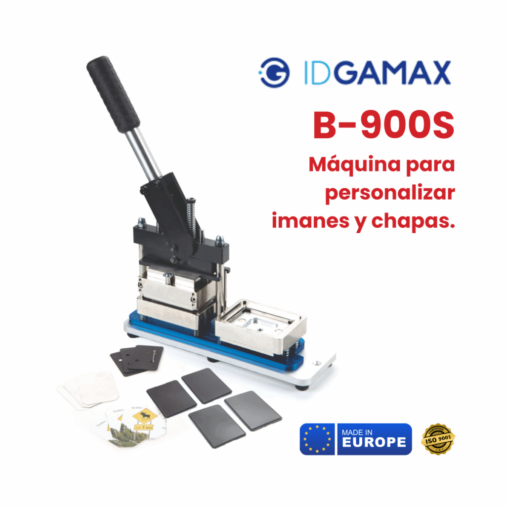 Kit para hacer 500 Imanes 78X53 mm con máquina B900 – Proyecto Color