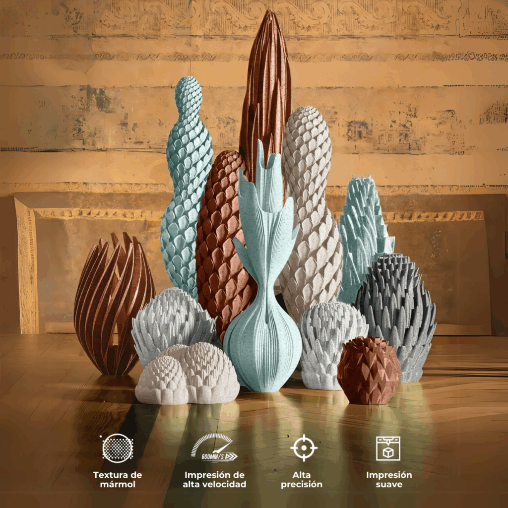 Filamento PLA+ Mármol Marble High Speed Fremover x1kg – Proyecto Color