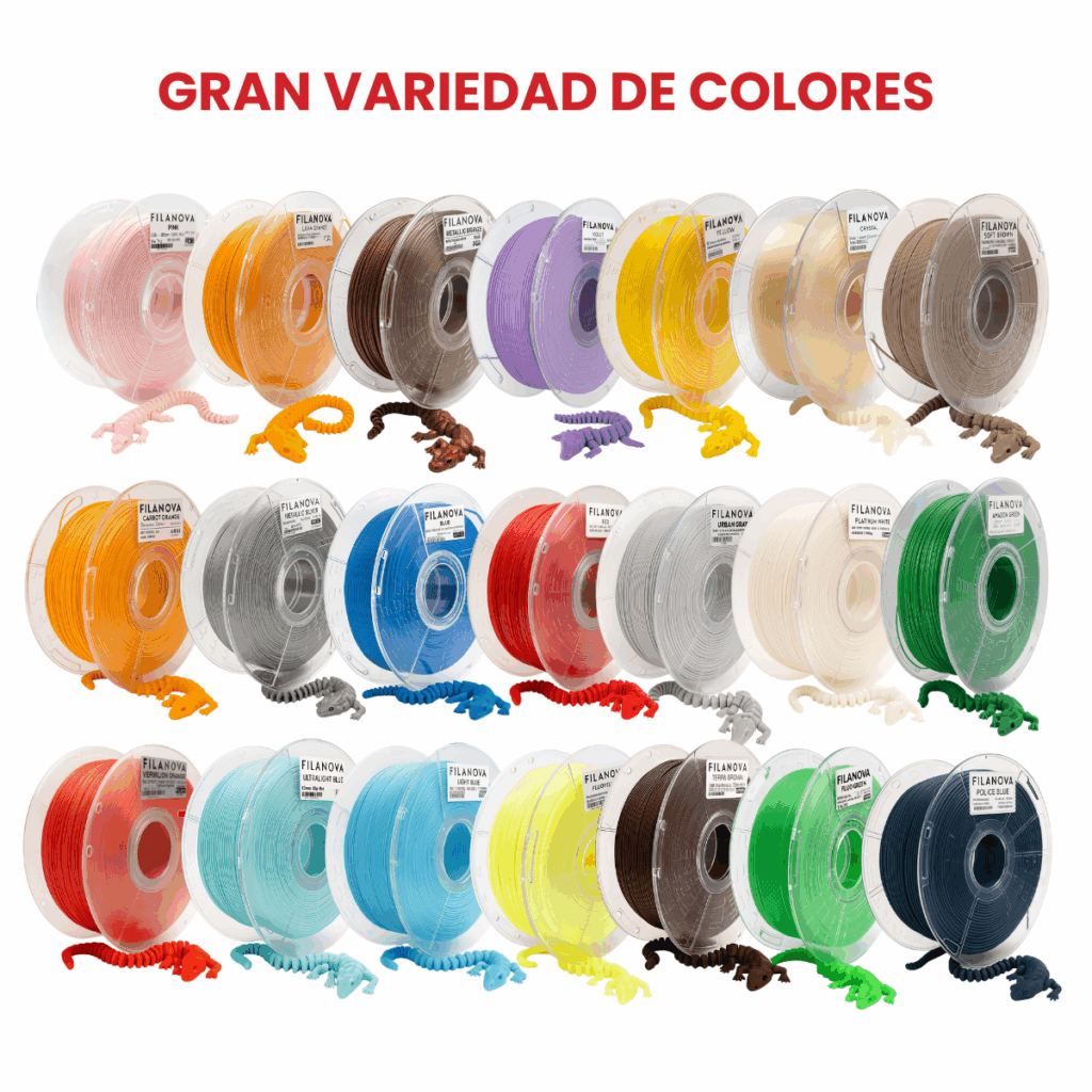 Filamento PLA High Speed Filanova x 1Kg – Proyecto Color