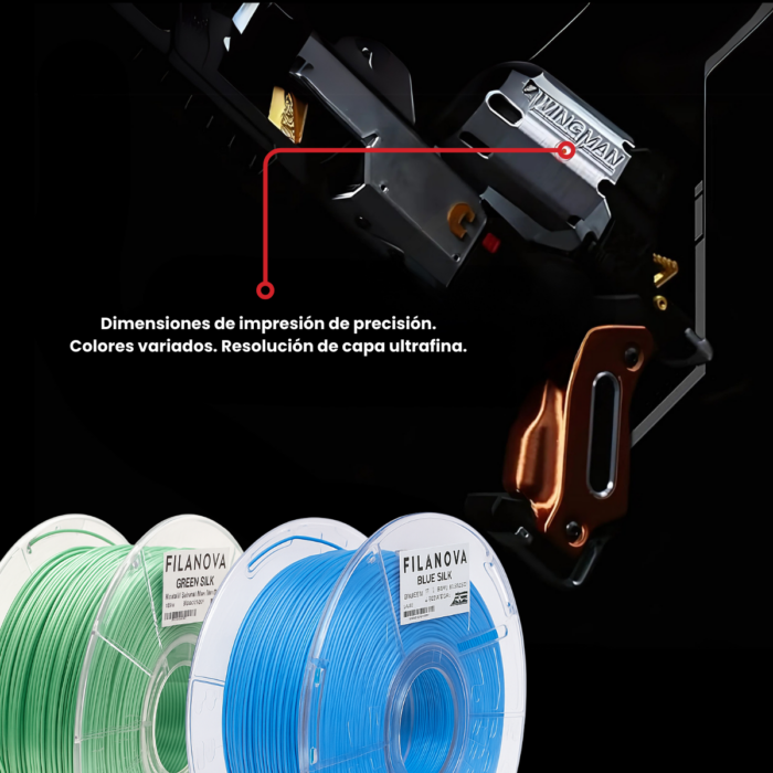 Filamento PLA SILK High Speed Filanova x 1Kg – Proyecto Color